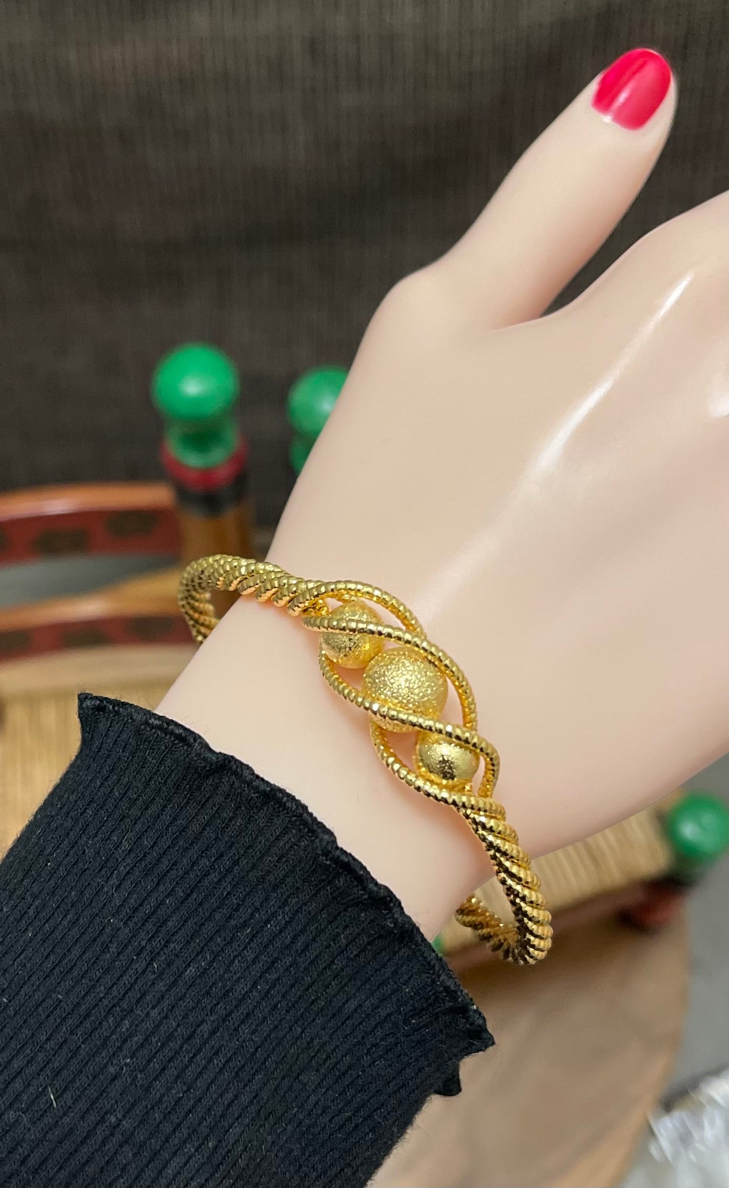 Gold Cuff Bracelet
